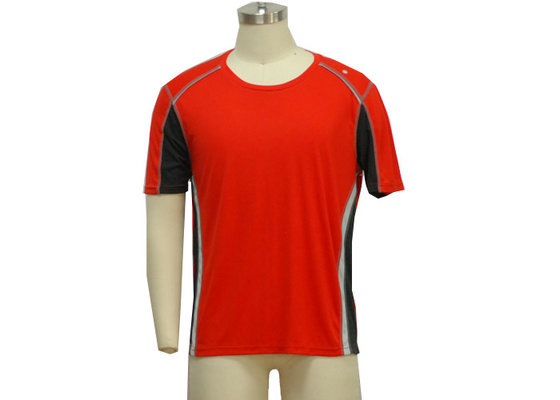 100% Polyester Sports Polo T Shirts For Men , Custom Printed Polo T Shirts supplier