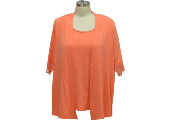 Custom Wholesale Casual Tops With Fake Two-Pieces Design For Middle Aged Women supplier