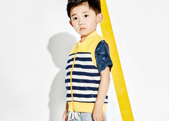 3 - 12 Year Old Boys Zip Up Hoodies , Trendy Kids Zipper Sweatshirts Kangroo Pocket supplier