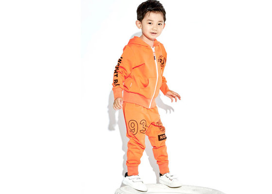 Casual Kids Boys Clothes Boys Sports Wear Sets Fully Zipper With Long Length Pants supplier