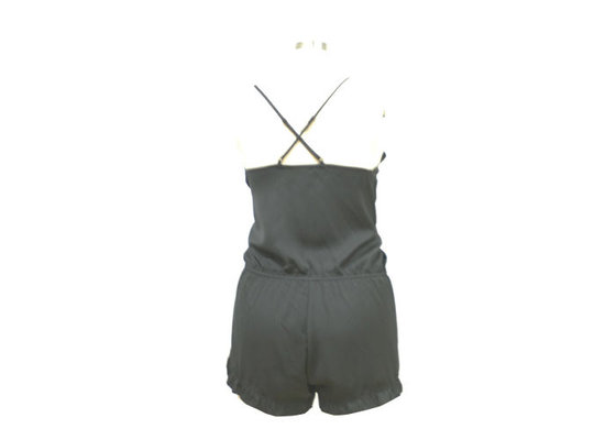 Lace Front Ladies Casual Jumpsuits And Rompers 100% Polyester Matt Satin supplier