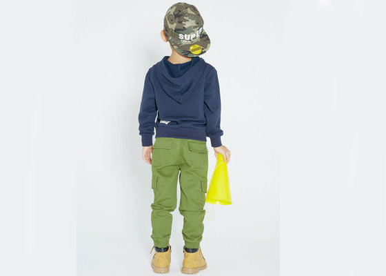95% Cotton 5% Elastane Boys Pullover Sweater , Boys Hooded Sweater Size 7 supplier