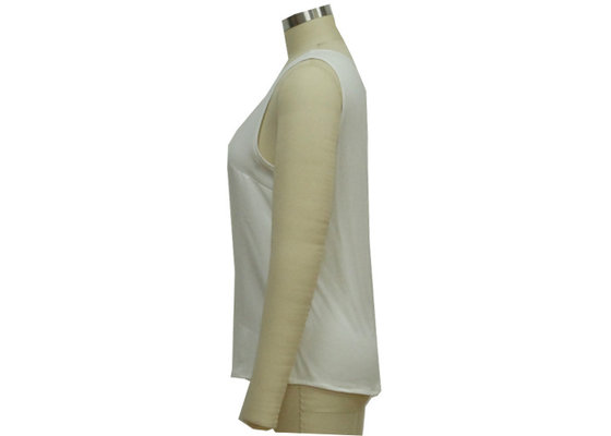 Fashion Lace Back Tank Top , Women'S 100 Percent Cotton Tank Tops Comfortable supplier