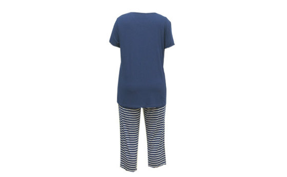 Comfortable Women'S Plus Size Loungewear With 3 4 Length Pants Small Falbala supplier