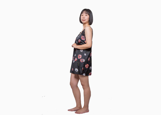 Sexy Silky Women'S Satin Sleepwear Mysterious Flowers Printing With Nice Lace supplier