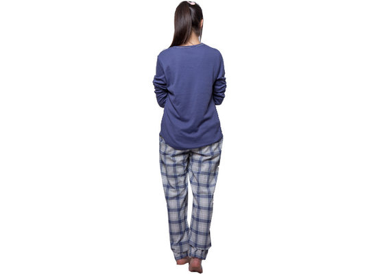 Classical Soft Fabric Stripped Pajamas Nightwear Long Sleeve And Long Pant Sleepwear supplier
