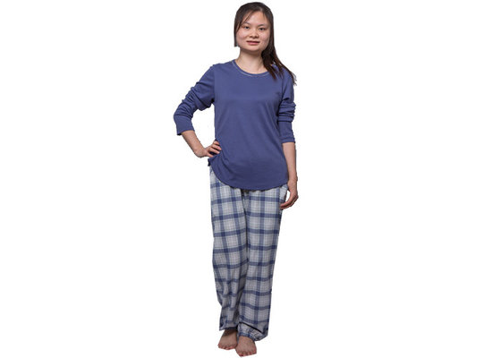 Classical Soft Fabric Stripped Pajamas Nightwear Long Sleeve And Long Pant Sleepwear supplier