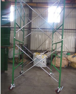 Walk through Frame Scaffolding customized as requied with caster wheel