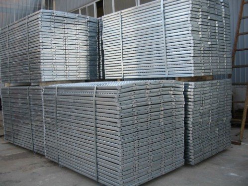 scaffolding steel plank catwalk metal ladder with hook or without