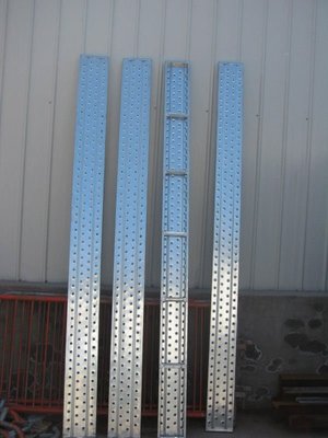 Punching scaffolding steel plank catwalk  toeboard Transomsmetal ladder with hook or without