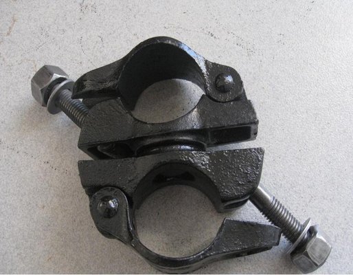 Casted Iron  Galvanized Double pressed Stamping Scaffolding Pipe Clamp swivel 48.3mm drop forged