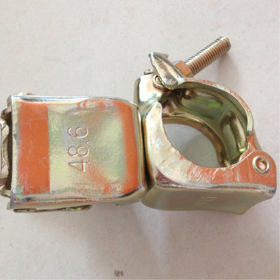 Galvanized Double pressed Stamping Scaffolding Rapid Clamp swivel 48.3mm drop forged