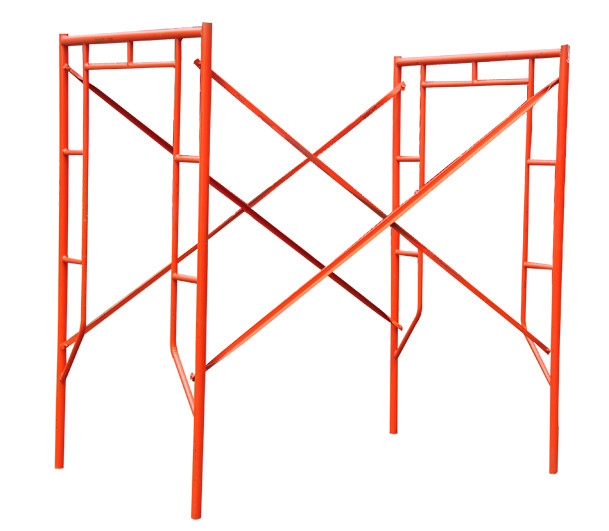 Panited Galvanized Coated Frame Scaffolding Popular in Construction