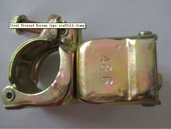Hot Selling: Korean Galvanized Double Stamping Scaffolding Pipe Clamp
