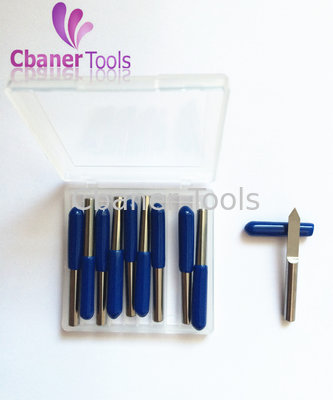 Tungsten carbide engraving end mills