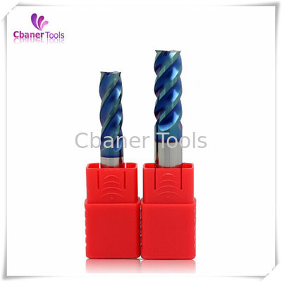 HRC65 high performance Blue Nano end mills milling cutter carbide tool carbide cutter
