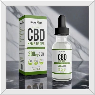 Custom Paper Box For Cbd Oil Drops Packaging With 10ml Dropper Bottles