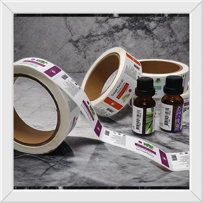 Customizable Durability Long-lasting CBD oil Bottle Sticker for Custom Packaging Needs