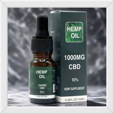 10ml Paper Box for Essential Oil Package , CBD Oil Dropper Bottle Box Packaging