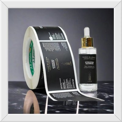 Pharmaceutical Oil Package Custom Bottle Sticker Round/Retangle Label Corner
