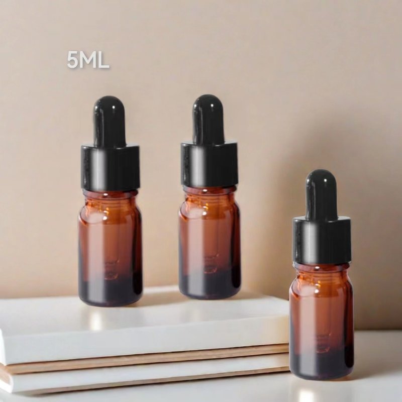 5ml Glass Bottle With Dropper , Dropper Bottle 5ml For Essential Oils / CBD oils Package