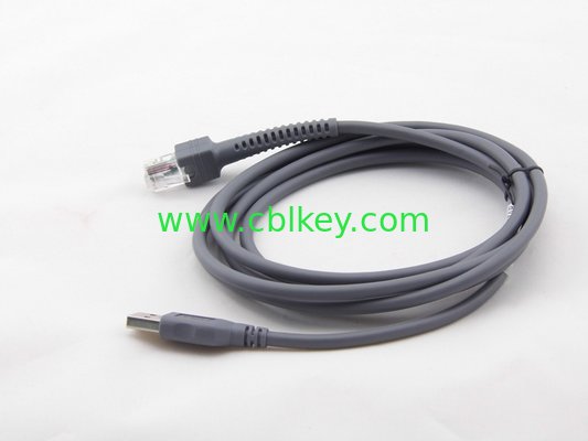 7FT USB TO RJ50 10P10C BARCODE SCANNER USB CABLE FOR LS2208,LS4278