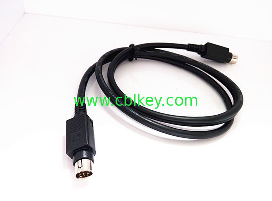 1M Mini din Male to Male with lock GROM Audio Cable