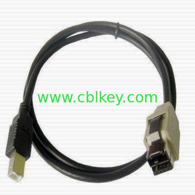 5V Poweredusb to Type B male cable for Epson printer