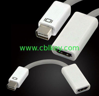 15CM Mini DVI Male to HDMI Female Adapter Convertor Cable for Macbook pro iMac