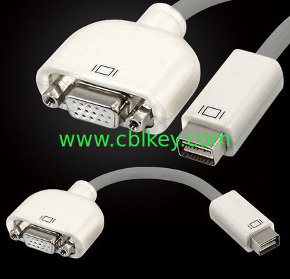 Mini DVI Male to VGA Female Adapter Convertor for Apple MacBook Display Monitor