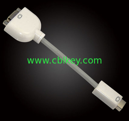 Mini DVI Male to VGA Female Adapter Convertor for Apple MacBook Display Monitor