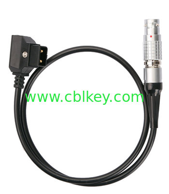 0.5M D-Tap to Lemo 6-pin male Charge Cable for Red One V Mount Gold Mount Battery