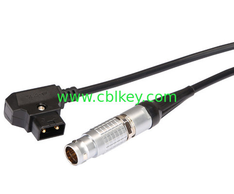 0.5M D-Tap to Lemo 6-pin male Charge Cable for Red One V Mount Gold Mount Battery