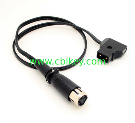 D-tap to 4pin Din female for On-camera HD Field Monitors