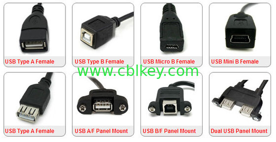 Custom angle usb 2.0 cable