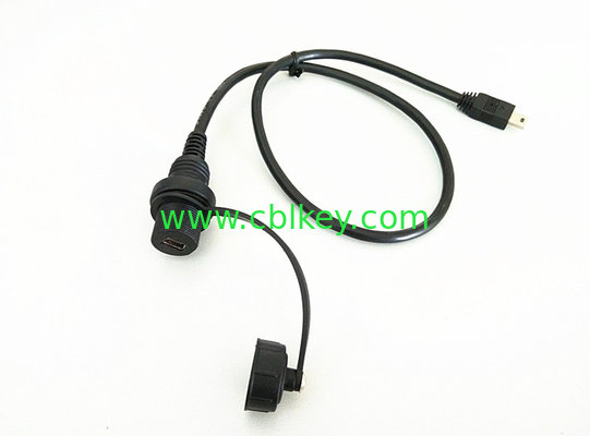 Waterproof Mini USB extension cable