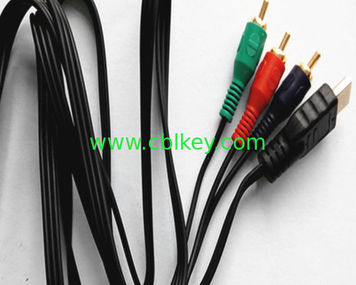 HDMI A MALE TO 3RCA MALE CABLE