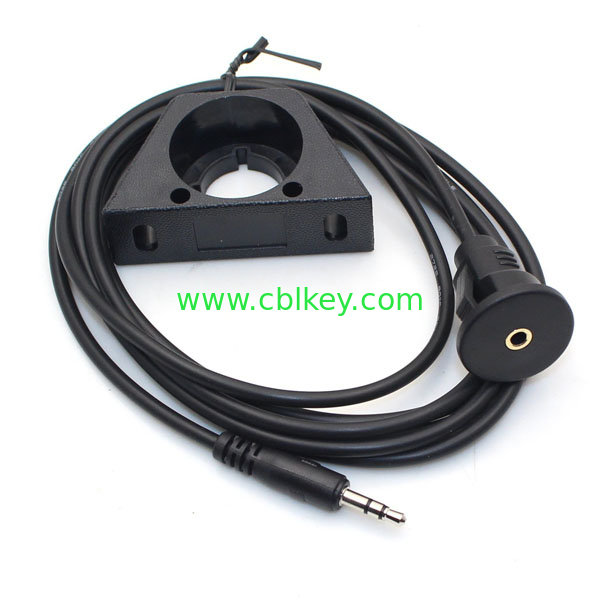 2m Mount pannel 3.5mm AUX Extension for car ,motorcycle ,boat