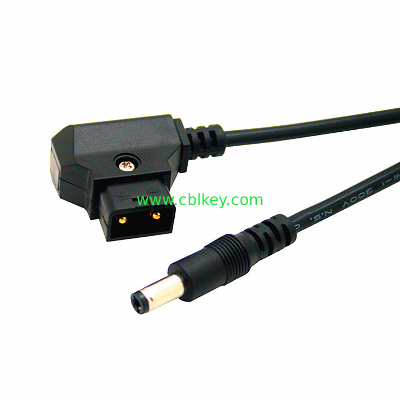 D-Tap Male to DC 5.5x2.5mm Cable for DSLR Rig Power V-Mount Anton Battery