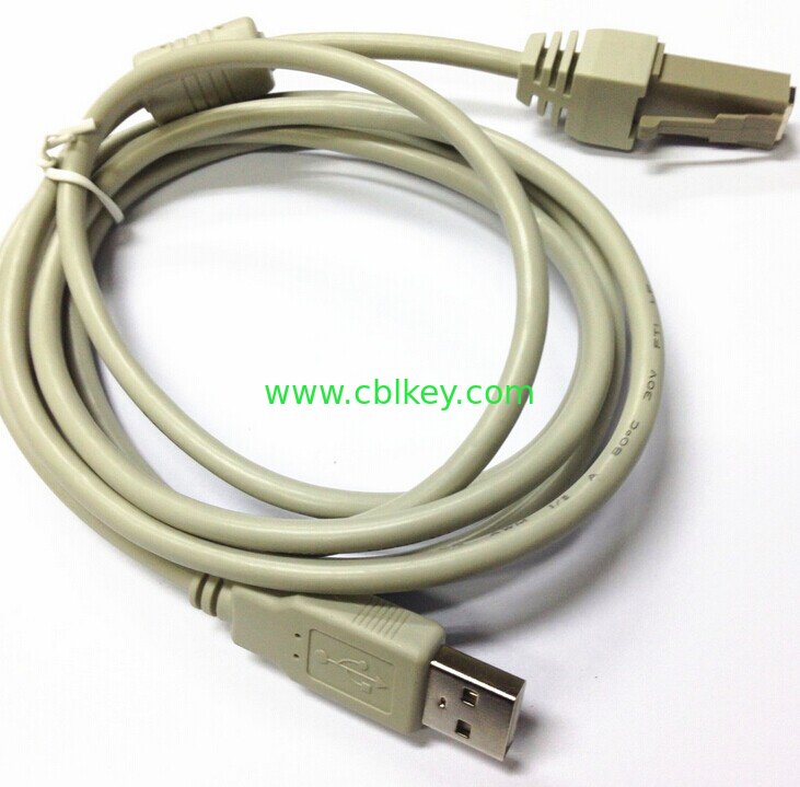 5FT 1.5M 6PIN USB cable for IBM 14J0932 scanner /Viewbarcode scanner cable