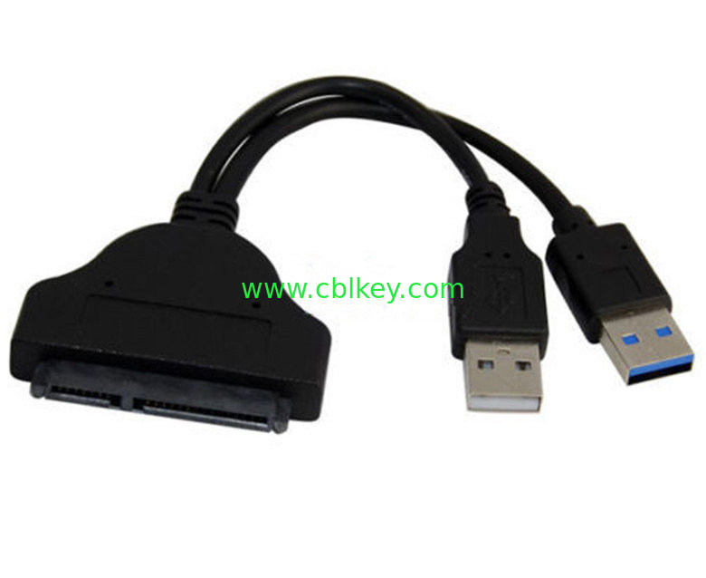 USB to SATA 2.5" 22 pin Hard Disk Driver Convertor Adapter Cable