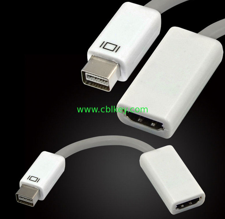 15CM Mini DVI Male to HDMI Female Adapter Convertor Cable for Macbook pro iMac