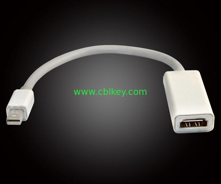 Mini Display Port MDP Male to HDMI Female Adapter Cable for Micbook Pro Air iMAC