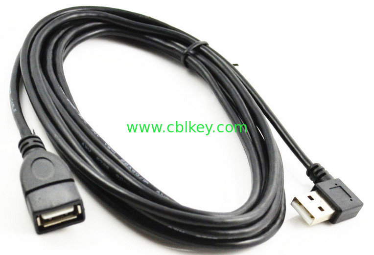 3M USB A female to USB A Male right angle adapter Extension cable