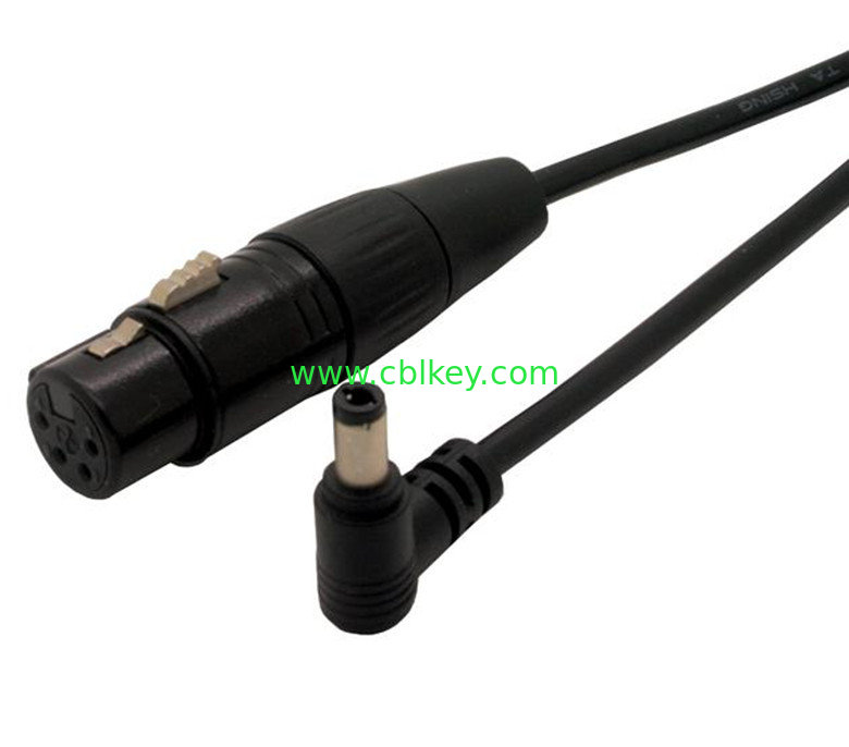 D-Tap Male to DC 5.5x2.5mm Cable for DSLR Rig Power V-Mount Anton Battery
