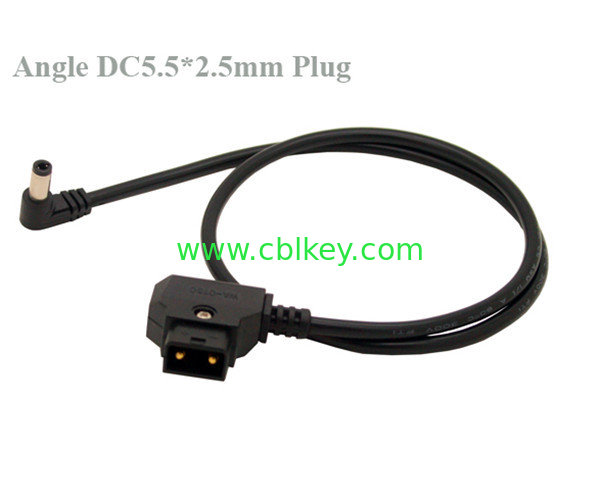 1M D-Tap Male to Right Angle DC 5.5x2.5mm powre charging Cable for Anton Battery