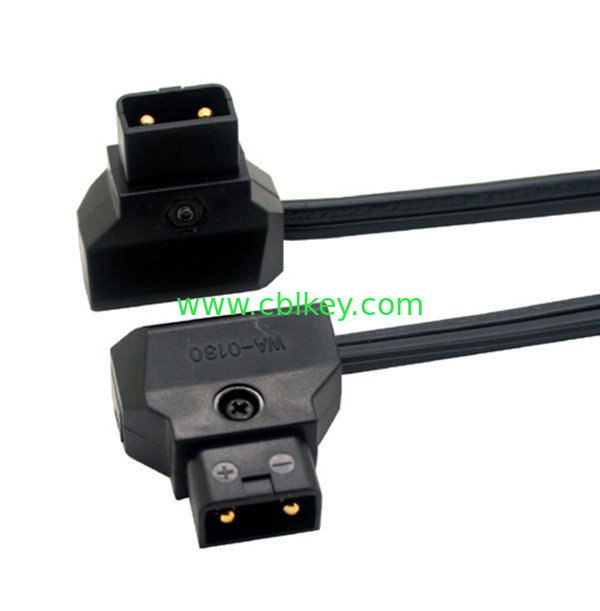 1m D-Tap Male to Male connection cable for DSLR Rig Power V-Mount Anton Battery