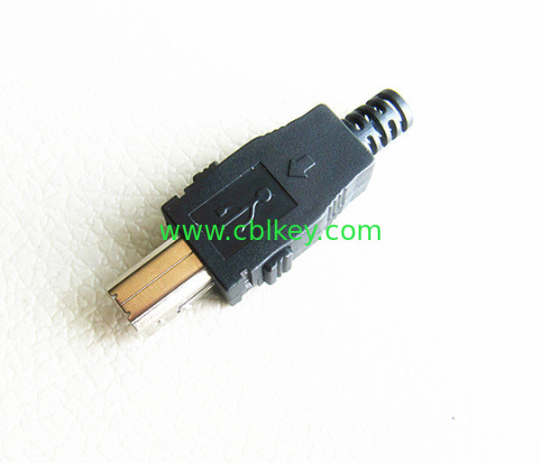 USB 2.0 Type B male Connector with Lock