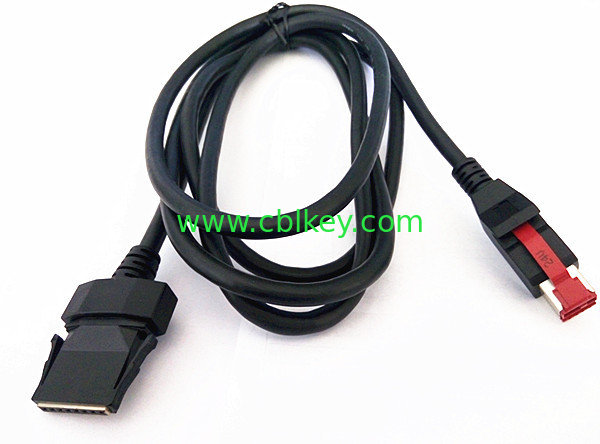 FRU40N4715 4926 0.5M 24V to 1x8 Powered USB Cable for IBM 4691