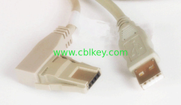 FRU73Y0693 Standard USB to angle Powered USB  to 1x4PIN 3.8M cable for IBM
